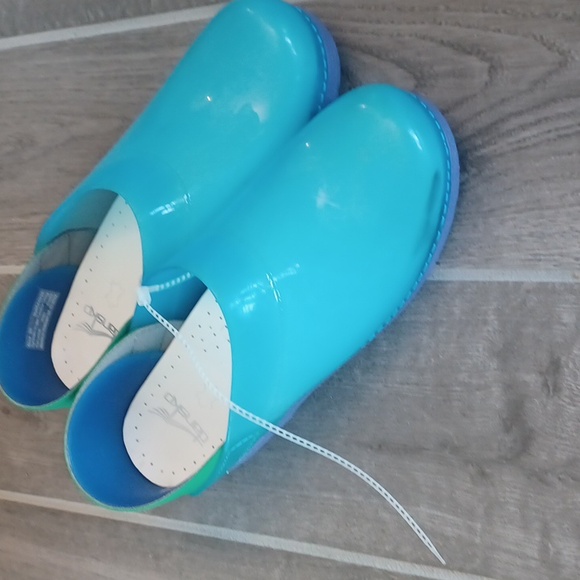 Dansko | Shoes | Dansko Professional Translucent Turquoise Blue Green ...